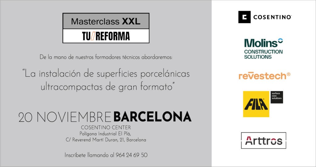 INVITACIÓN MASTERCLASS BARCELONA | TUREFORMA